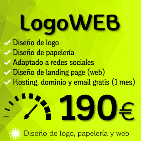 LogoWEB© | Diseño de logo + papelería + Landing page económica